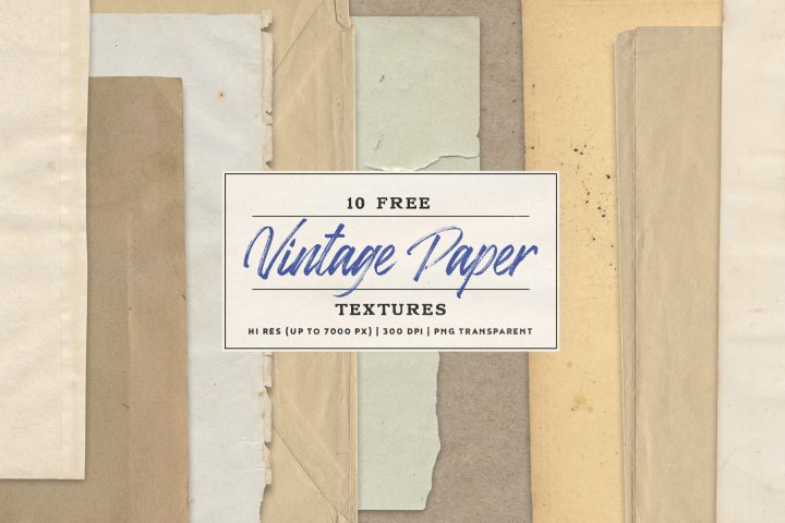 10 Free Vintage Paper Textures - Graphic Goods