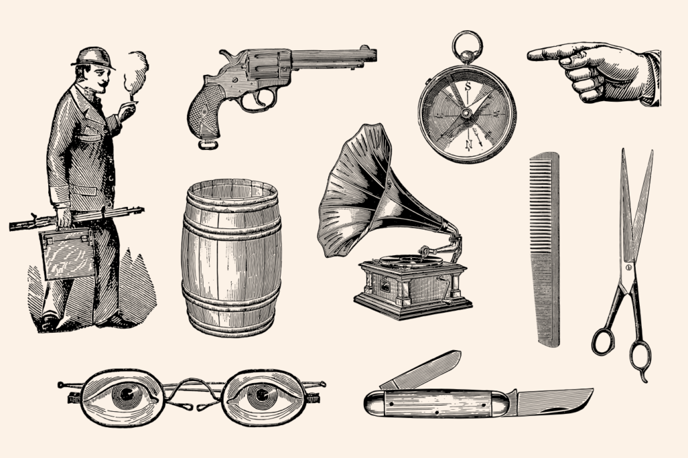 Free Vintage Illustrations Vol. 2 - Graphic Goods