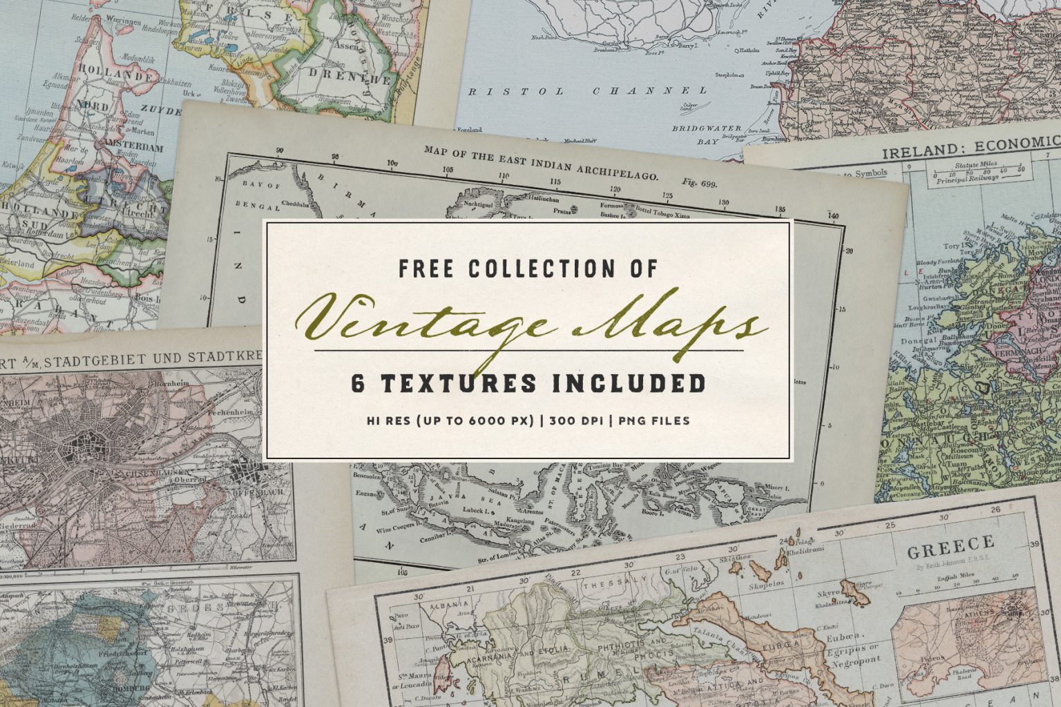 Free Vintage Maps - Graphic Goods